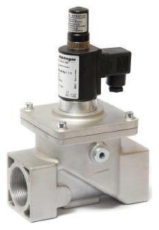 Solenoid valve world - 1/2 Manual reset gas solenoid valve Elektrogas ...