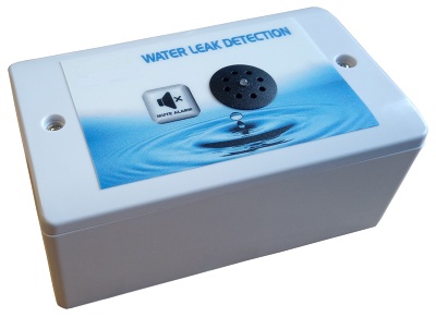 Water leak detection kit with 1" auto shut off valve