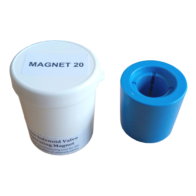 Commissioning magnet replaces solenoid coil