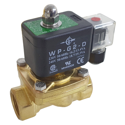 Solenoid valve world - 3/4 BSP High vacuum SUS316 solenoid valve ...