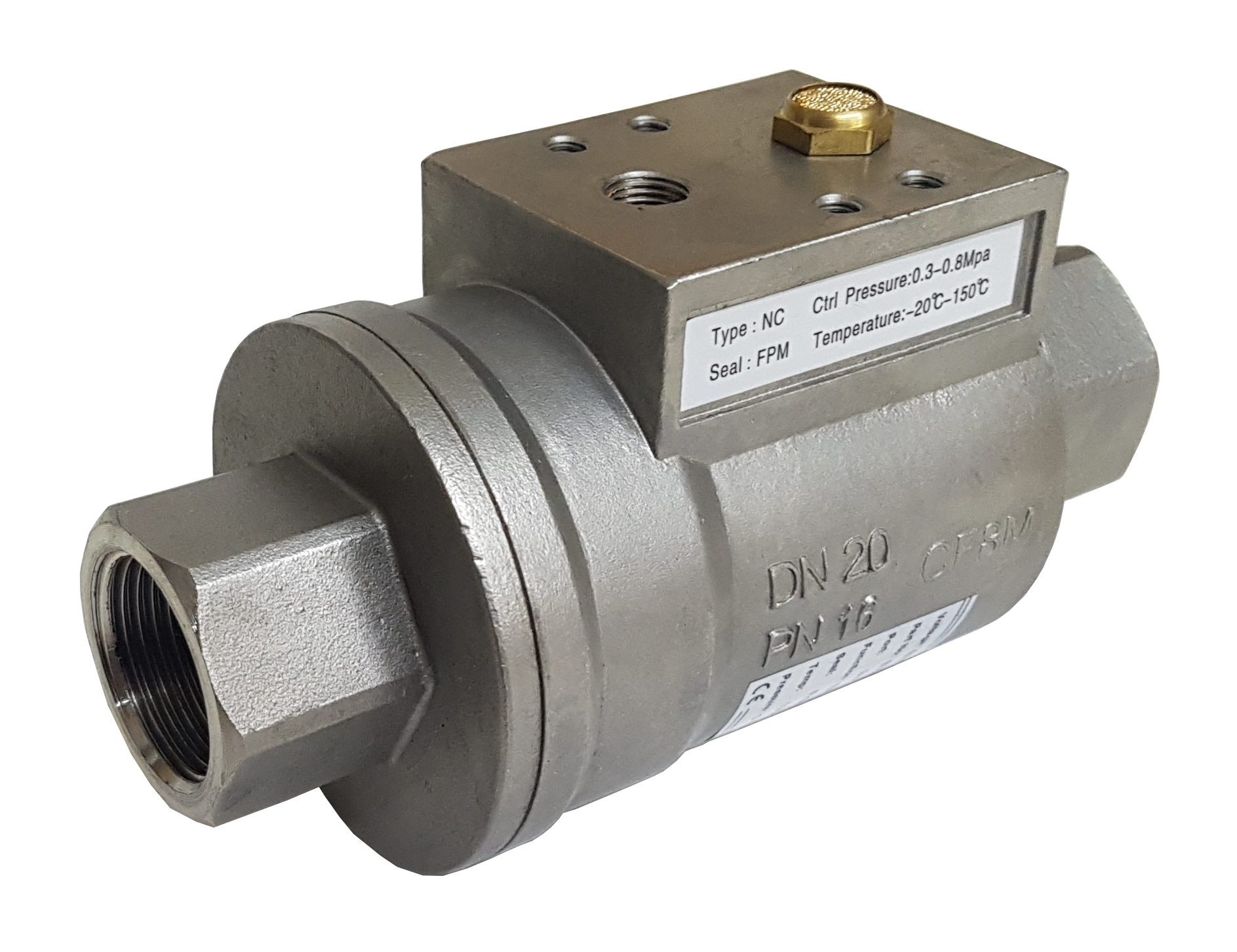 Solenoid valve world - 3/4 BSP Pneumatic Shuttle Valve 0-16Bar 2/2 N ...