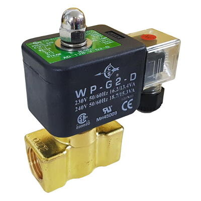 Solenoid valve world - 1/2 N/Closed Brass solenoid valve 0-8.5 Bar PU22004
