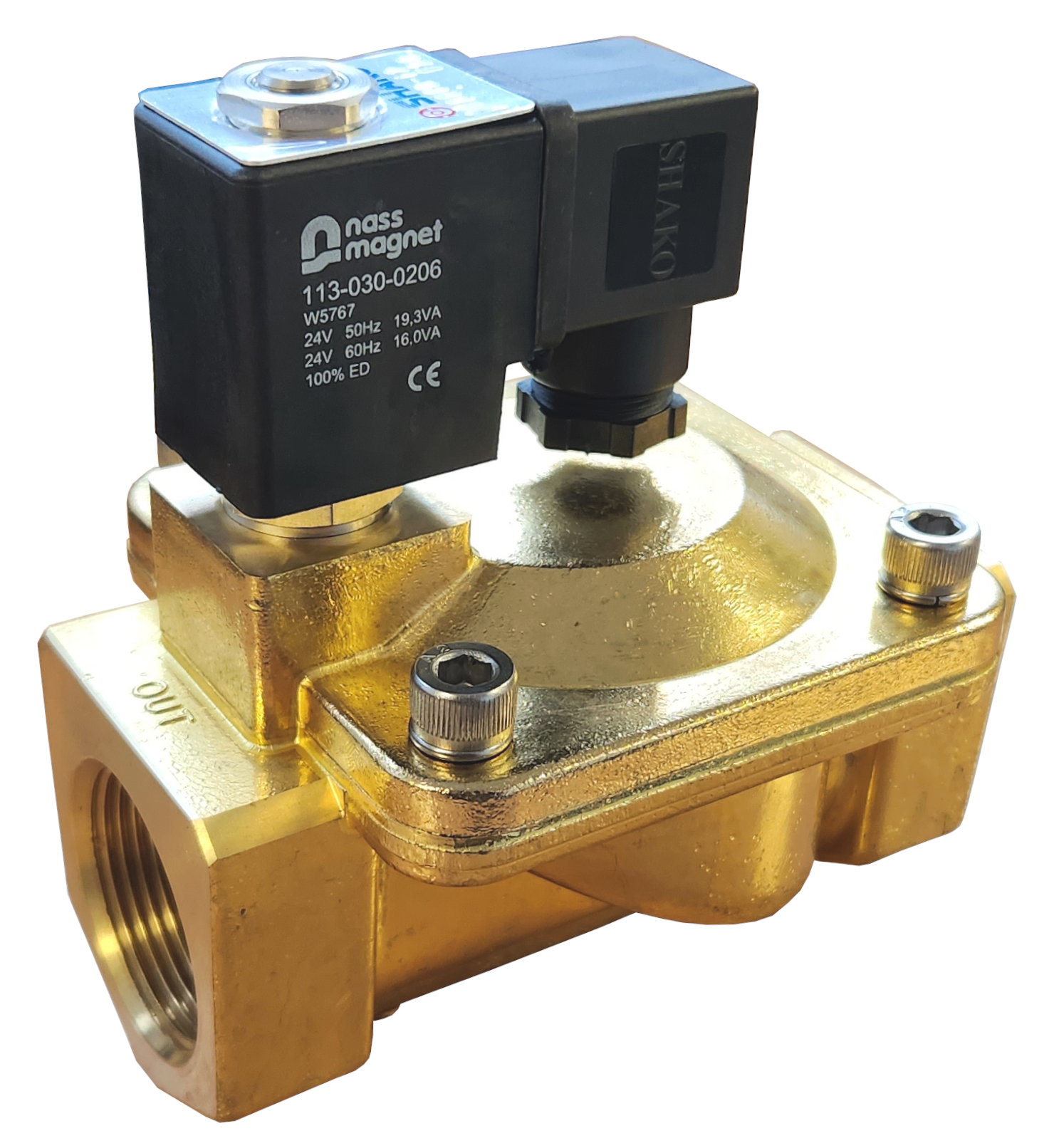 Solenoid valve world - 11/4 WRAS water solenoid valve 0.5-10 Bar 2/2 ...