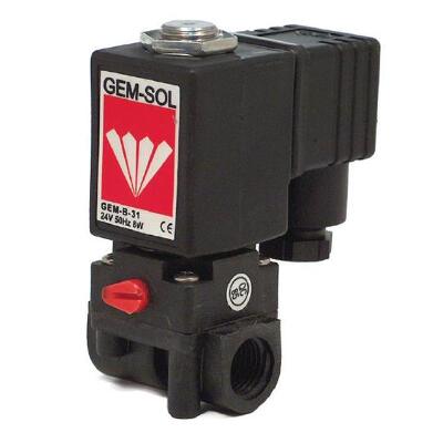 Solenoid valve world - 1/4 12mm chemical solenoid valve 0-6 Bar 2/2 ...