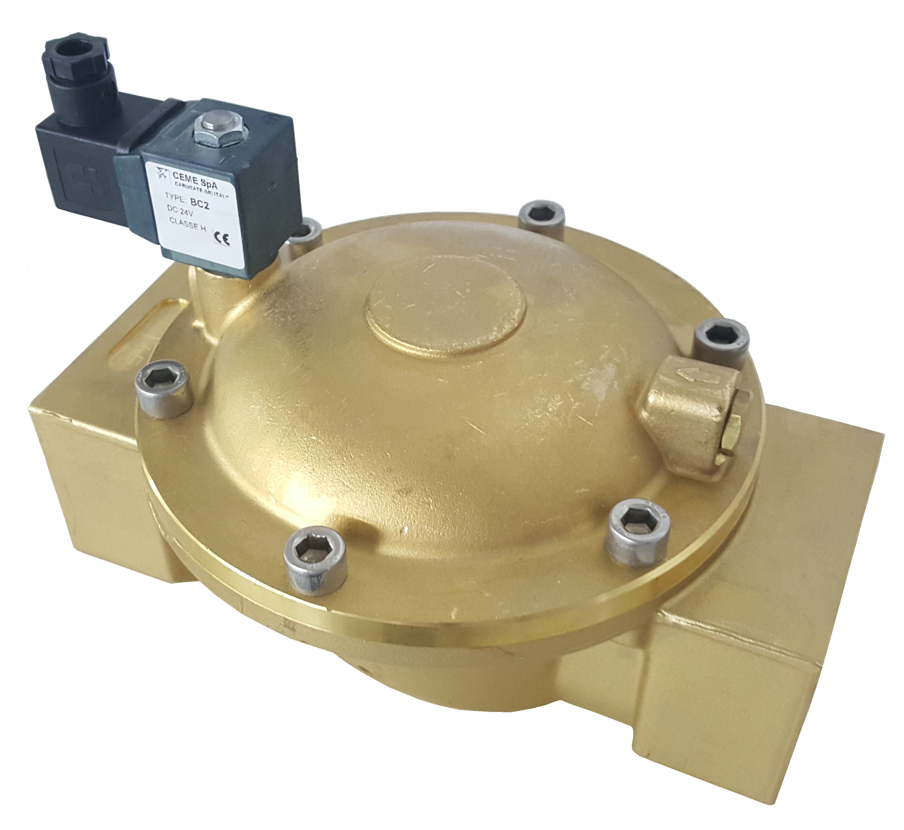 Solenoid valve world - 21/2 N/Closed Brass solenoid valve 0.3-10 Bar ...